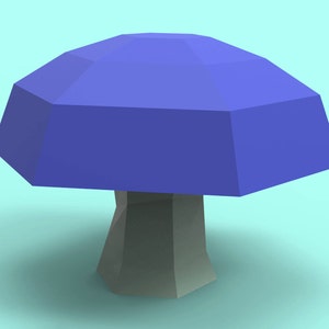 Mushroom Papercraft PDF Pack - 3D Paper Sculpture Template With ...