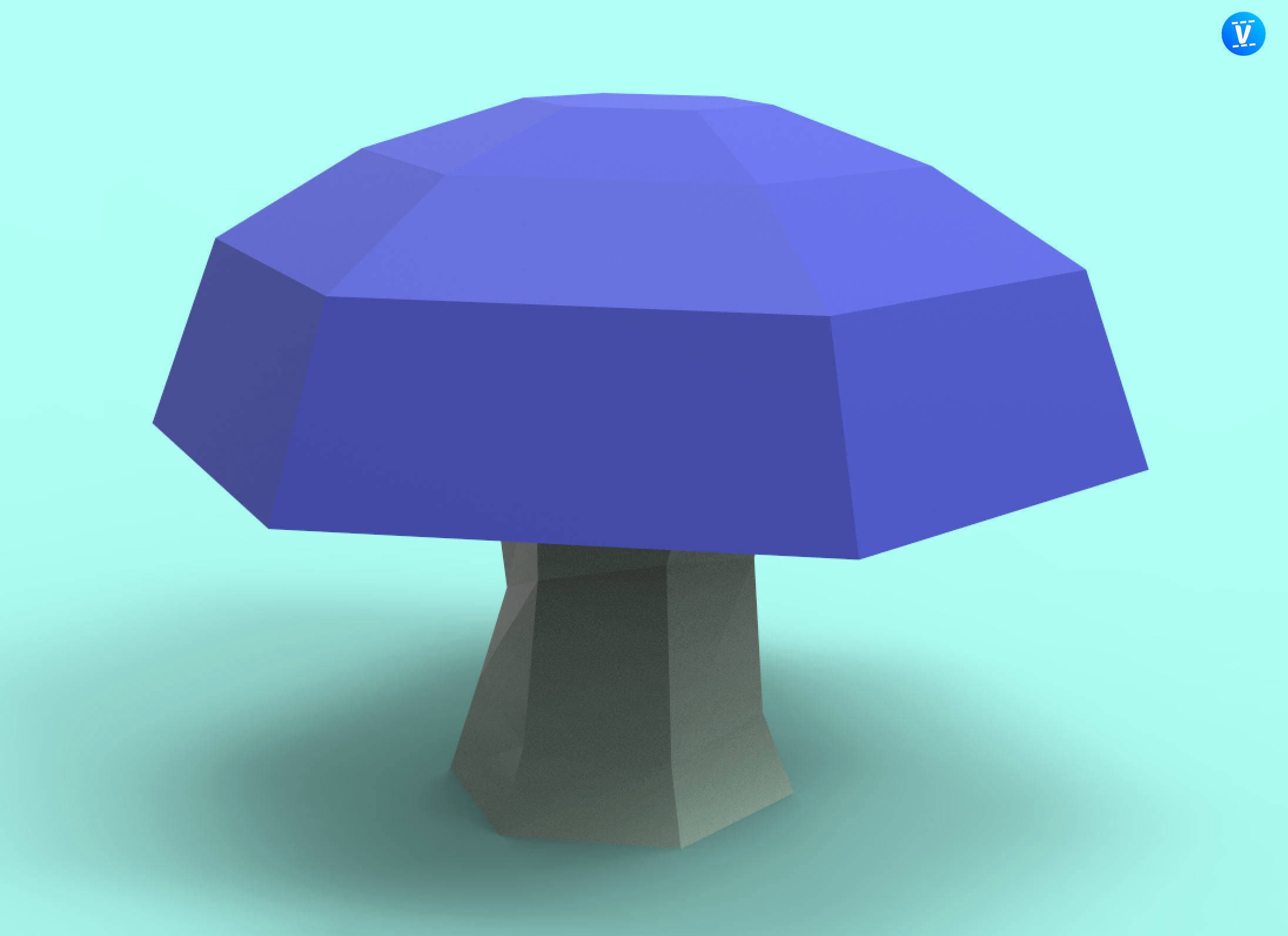 Mushroom Papercraft PDF Pack - 3D Paper Sculpture Template With ...