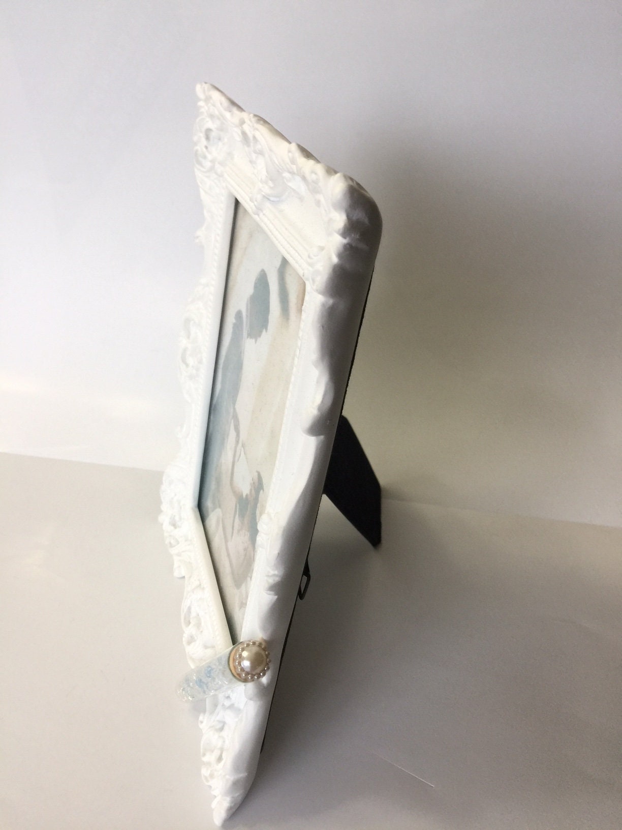 Jewish Wedding White Photo Picture Frame With a Container for - Etsy