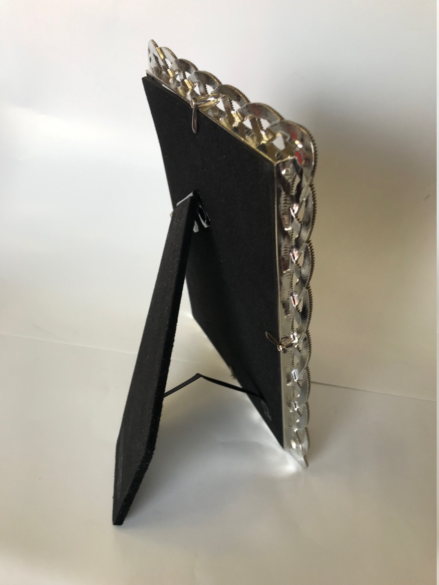 Jewish Wedding Silver Photo Picture Frame With a Container for - Etsy