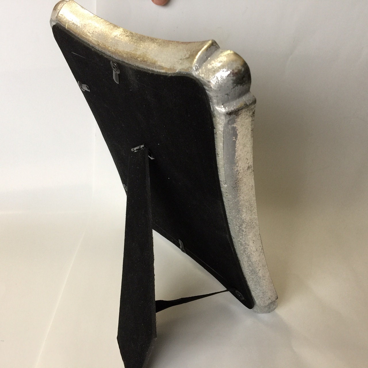 Jewish Wedding Silver Photo Picture Frame With a Container for Broken ...