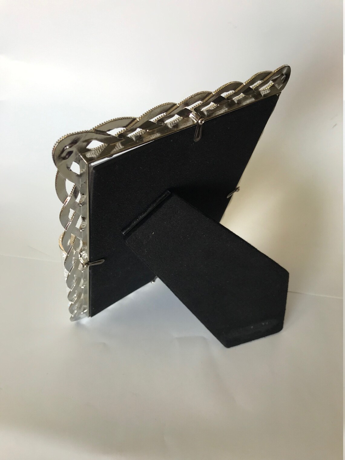 Jewish Wedding Silver Photo Picture Frame With a Container for - Etsy