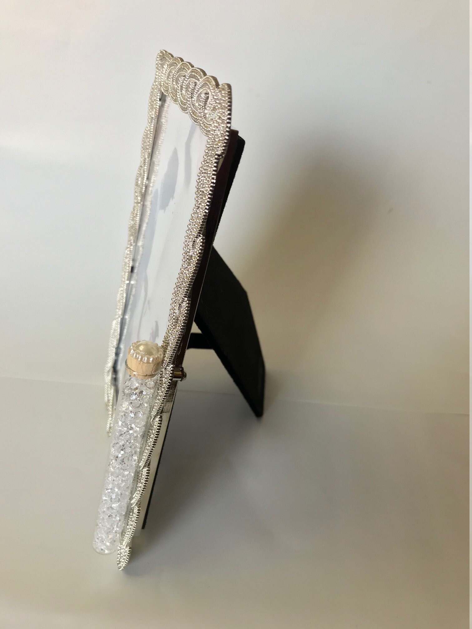 Jewish Wedding Silver Photo Picture Frame With a Container for - Etsy