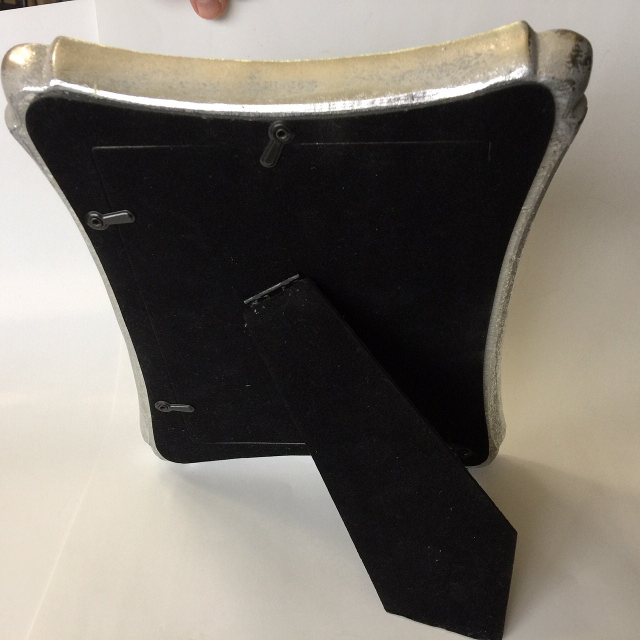 Jewish Wedding Silver Photo Picture Frame With a Container for Broken ...