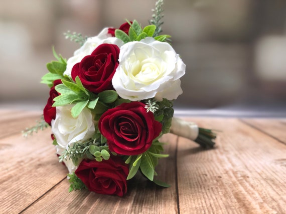Red Rose Bridesmaid Bouquet