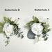 Elegant White and Sage Green Silk Wedding Flowers. - Etsy UK