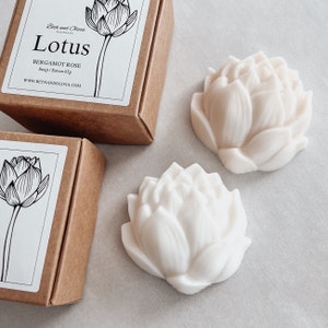 Lotus Soap, Soap Favors, Bridal Shower Favors, Rose Soap, Wedding Soap ...