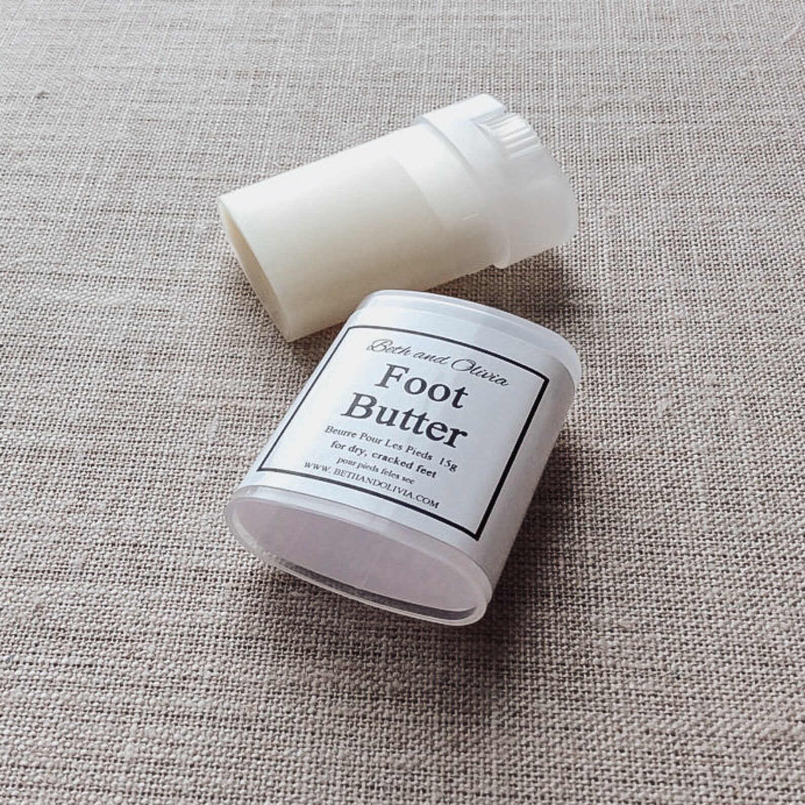 Foot Butter 15g, Natural Foot Balm, Peppermint Foot Lotion, Lotion for ...