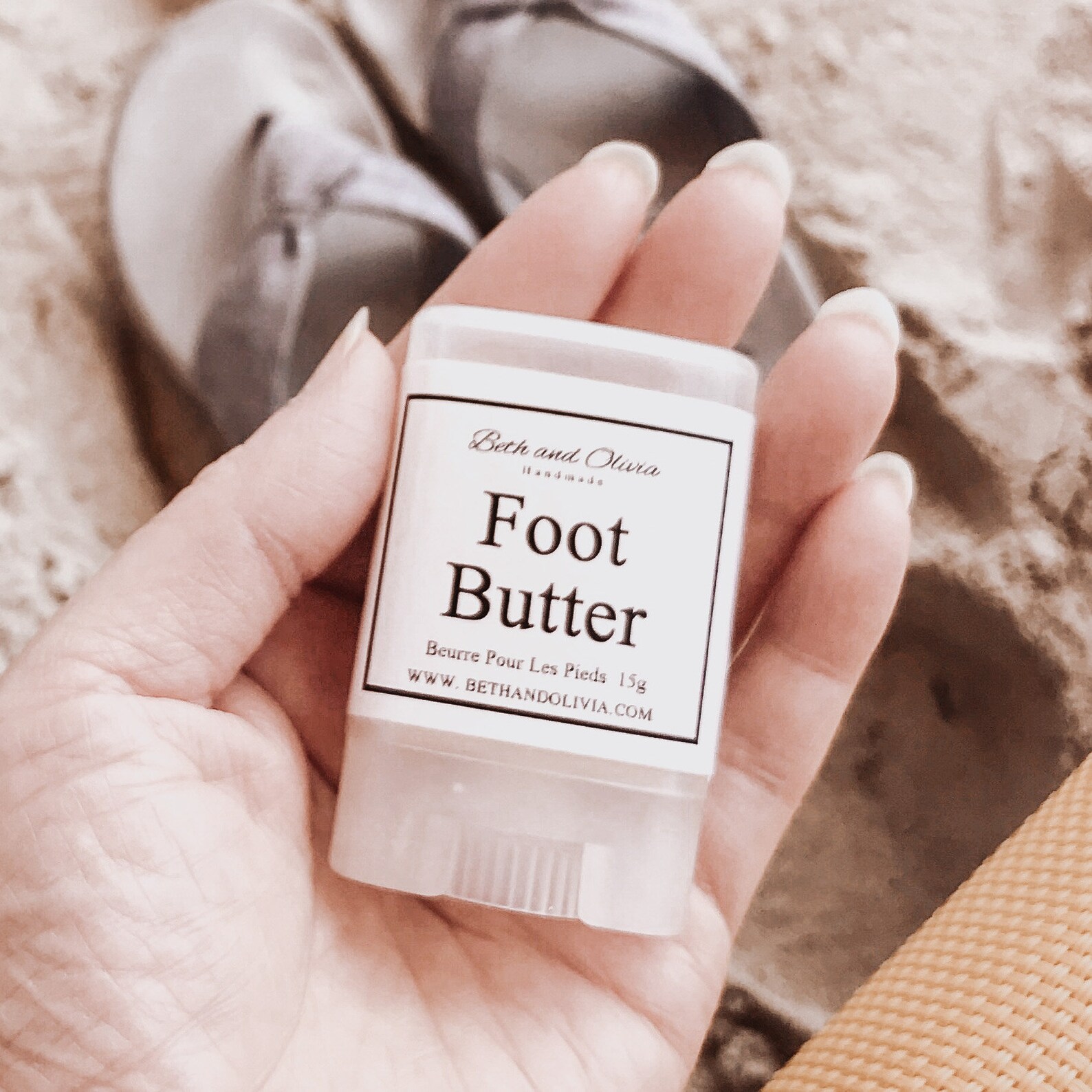 Foot Butter 15g Natural Foot Balm Peppermint Foot Lotion | Etsy