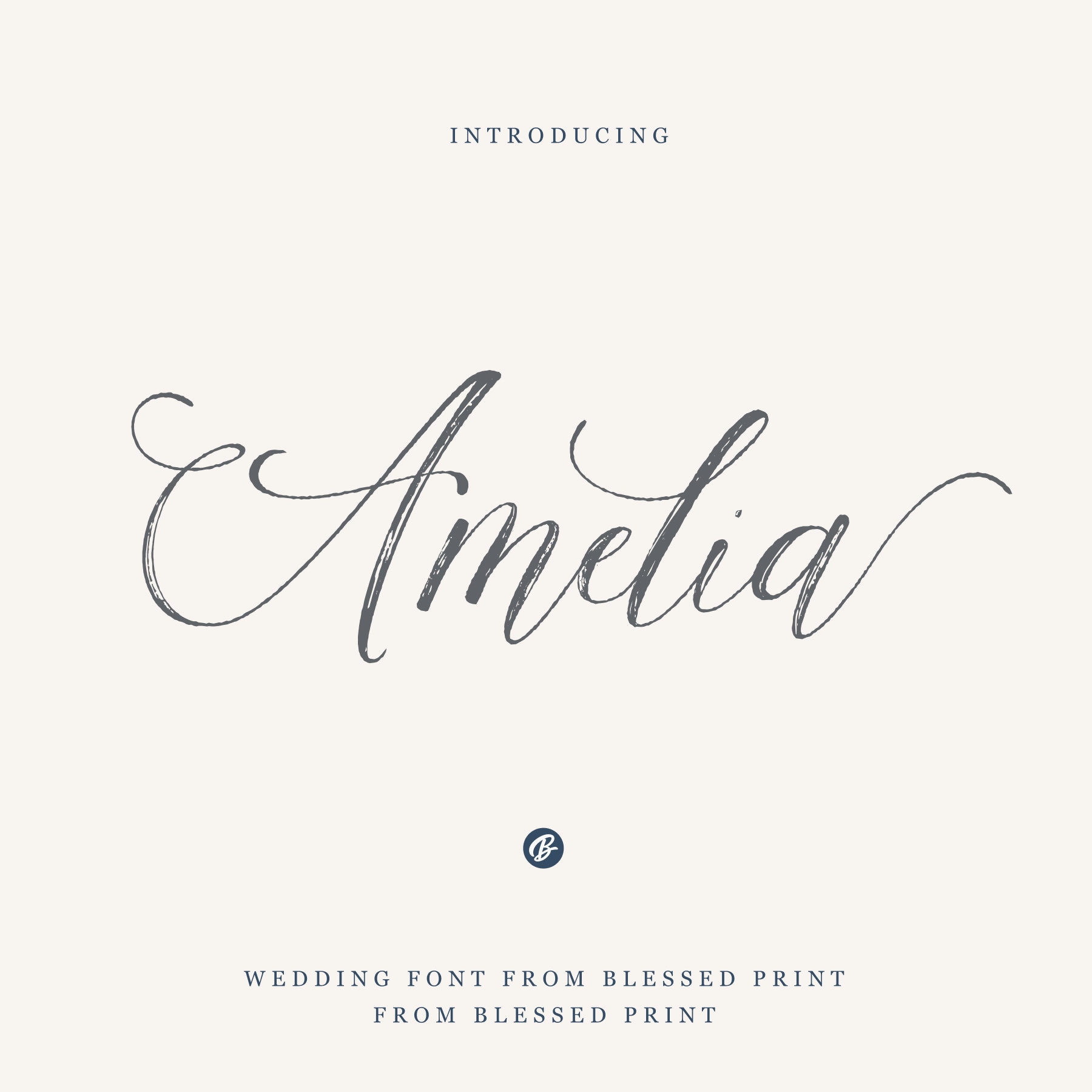 Amelia Font Wedding Font, Script Font, Handwritten Font, Modern Font, Canva, Templett Font ...