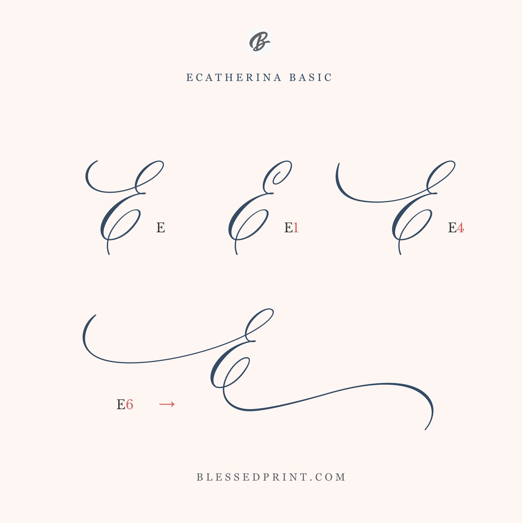 Ecatherina Wedding Font, Calligraphy Font, Italic Font, Cricut Font ...