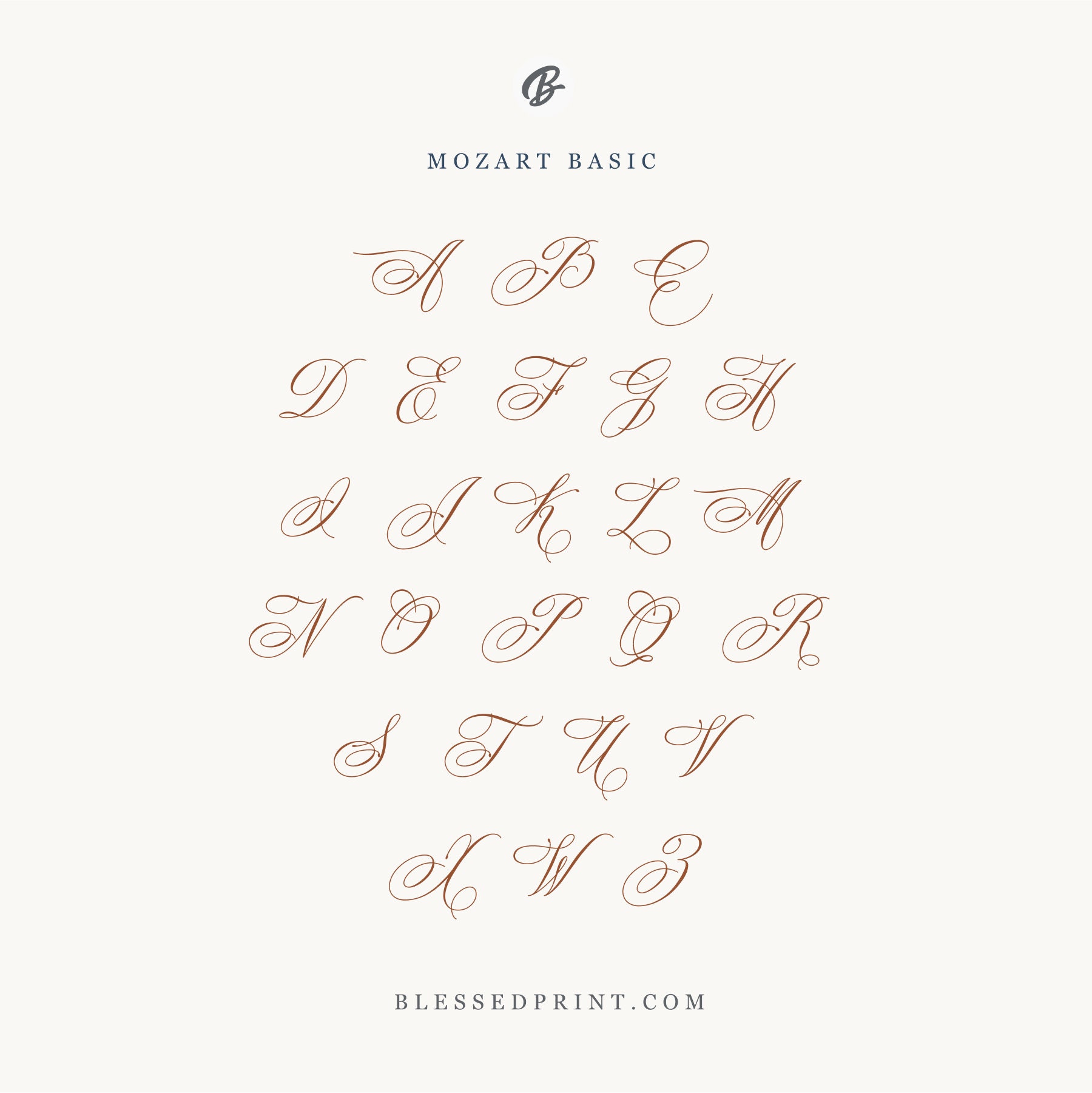 Mozart Font Script Font, Wedding Font, Font, Cricut Font, Elegant Font, Wedding Calligraphy ...
