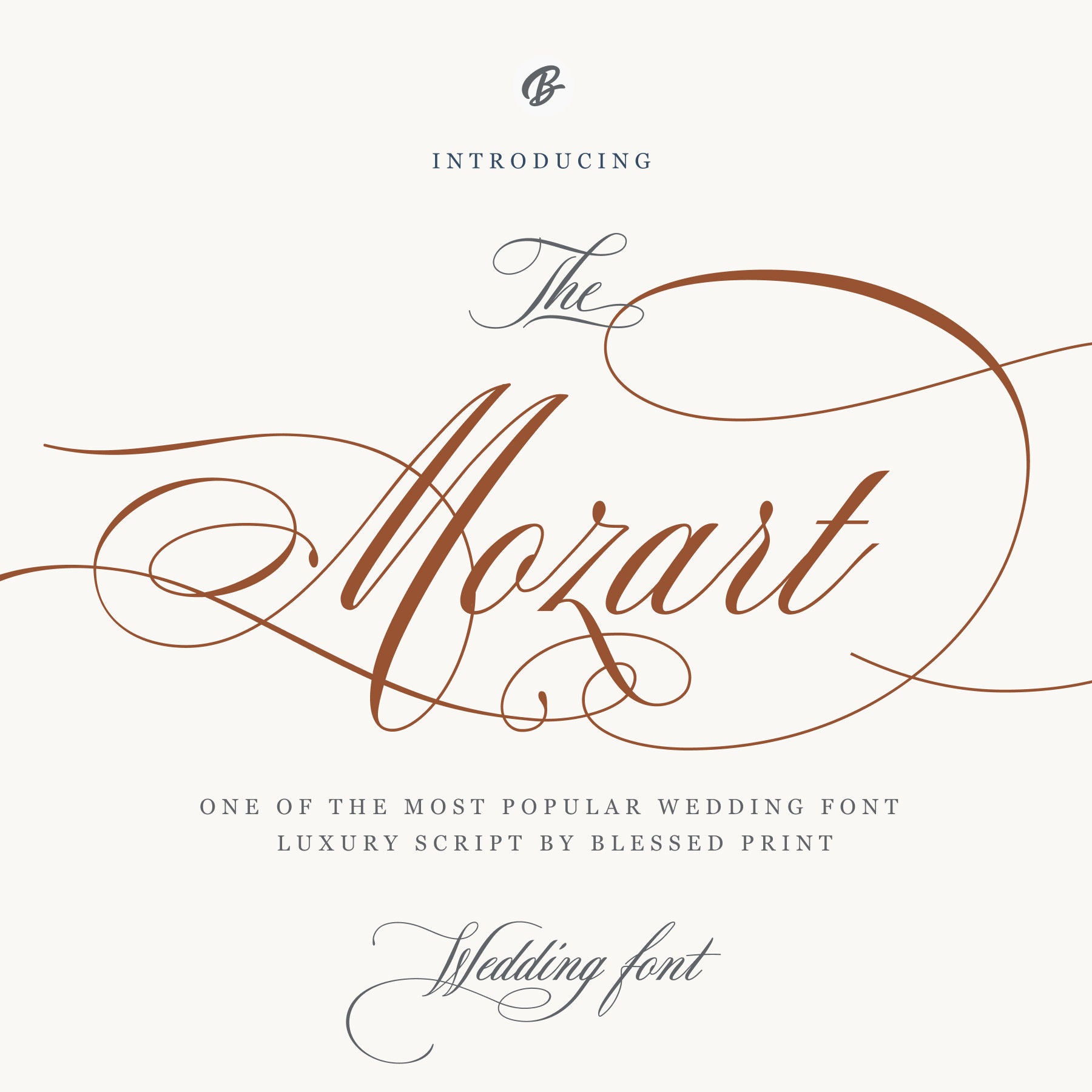 Mozart Font – Script Font, Wedding Font, Font, Cricut Font, Elegant Font, Wedding Calligraphy ...