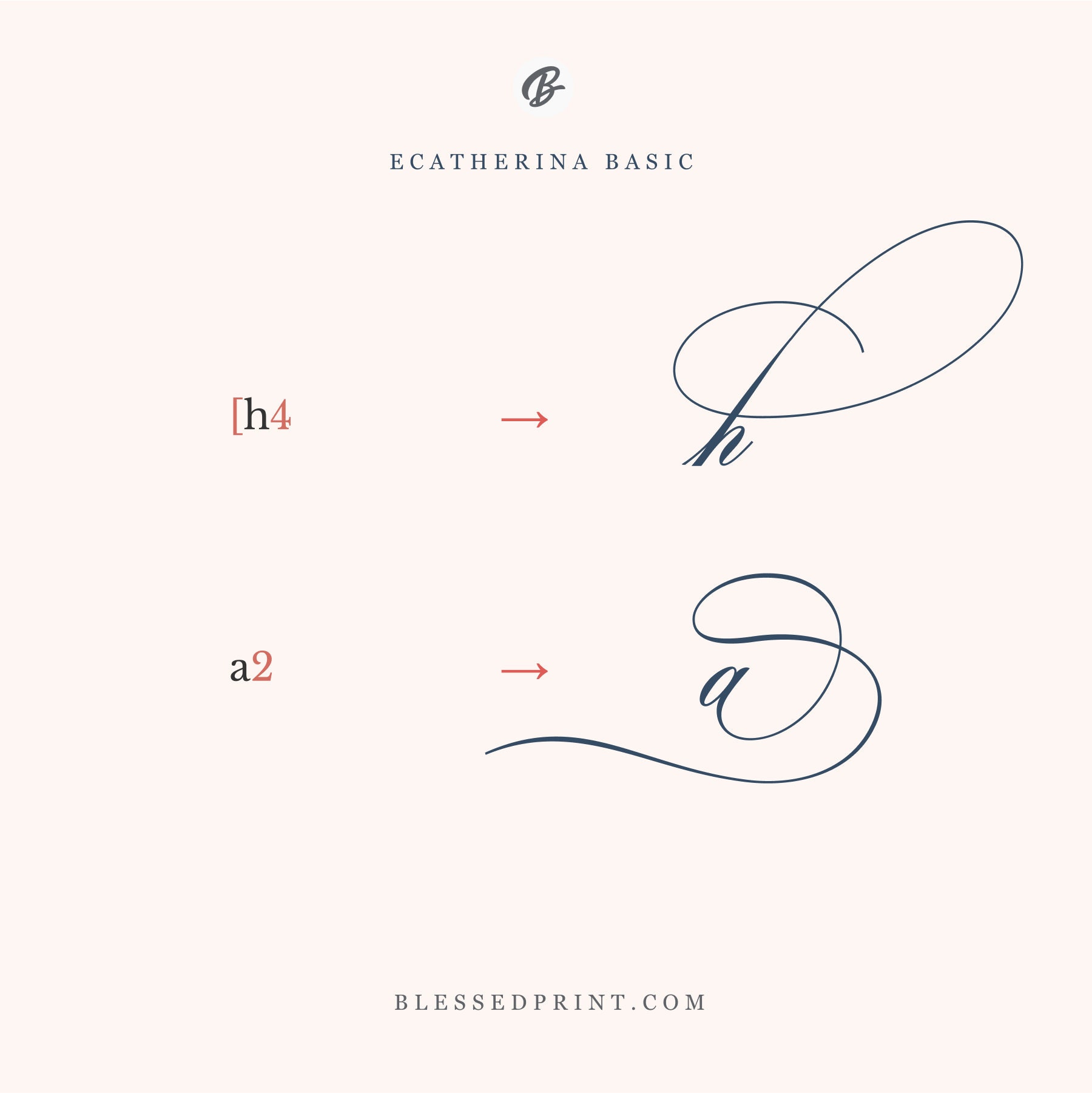 Ecatherina Wedding Font, Calligraphy Font, Italic Font, Cricut Font ...
