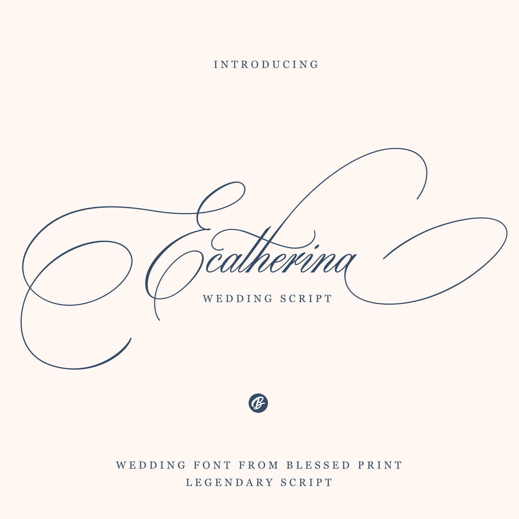 Ecatherina Wedding Font, Calligraphy Font, Italic Font, Cricut Font ...