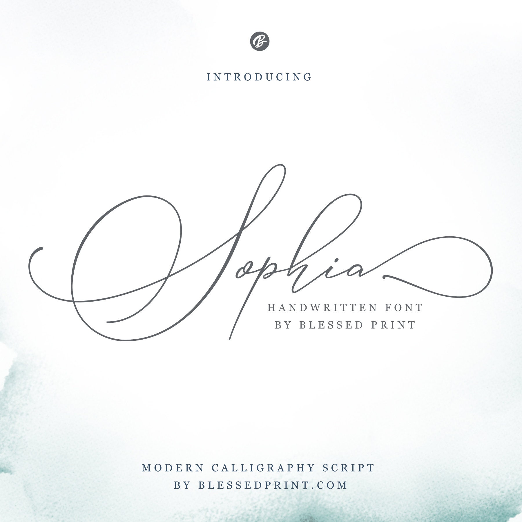 Sophia Font Modern Font, Handwritten Font, Wedding Font, Wedding Script ...