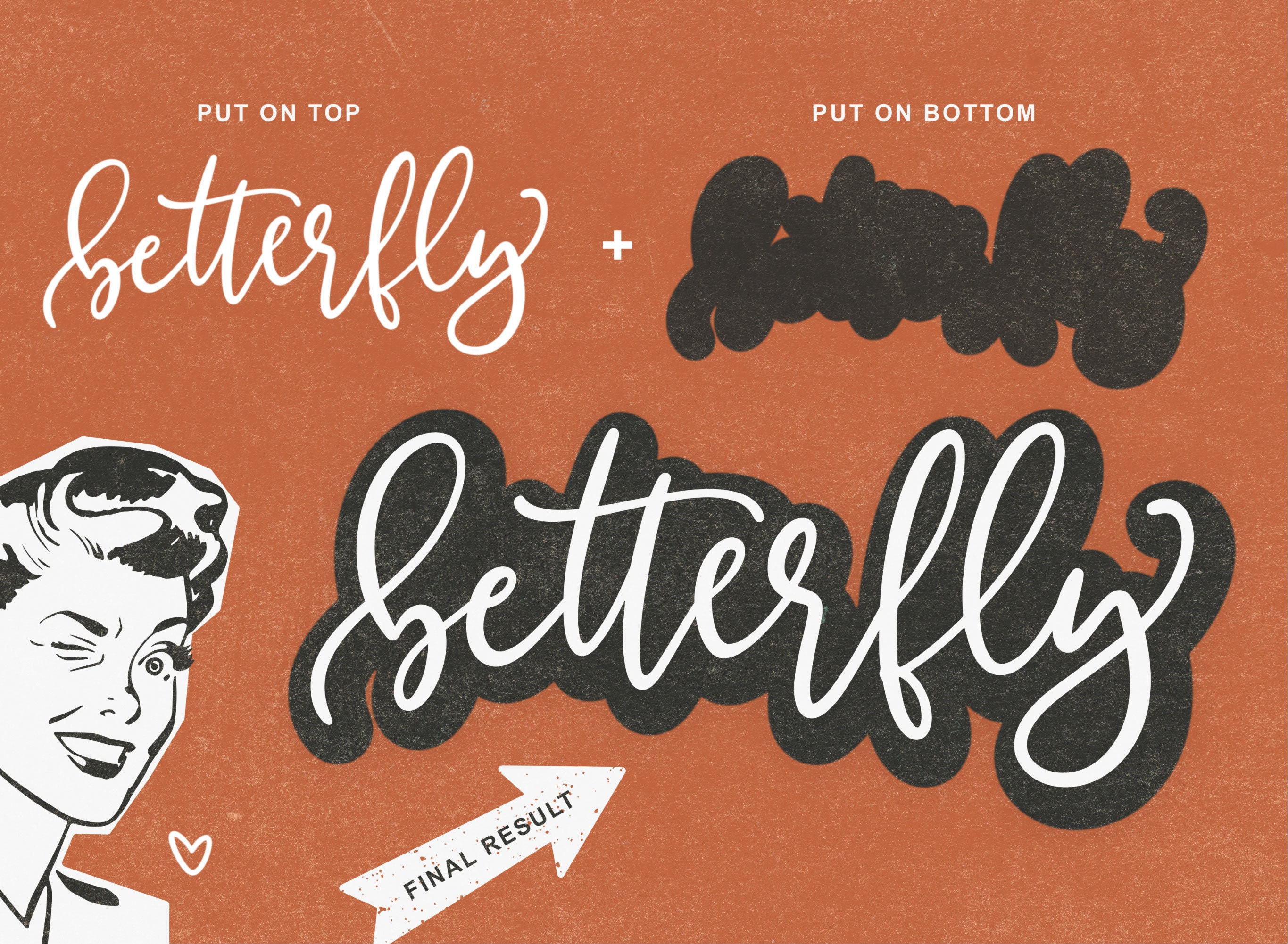 Betterfly Modern Calligraphy Font for Canva Templett or - Etsy