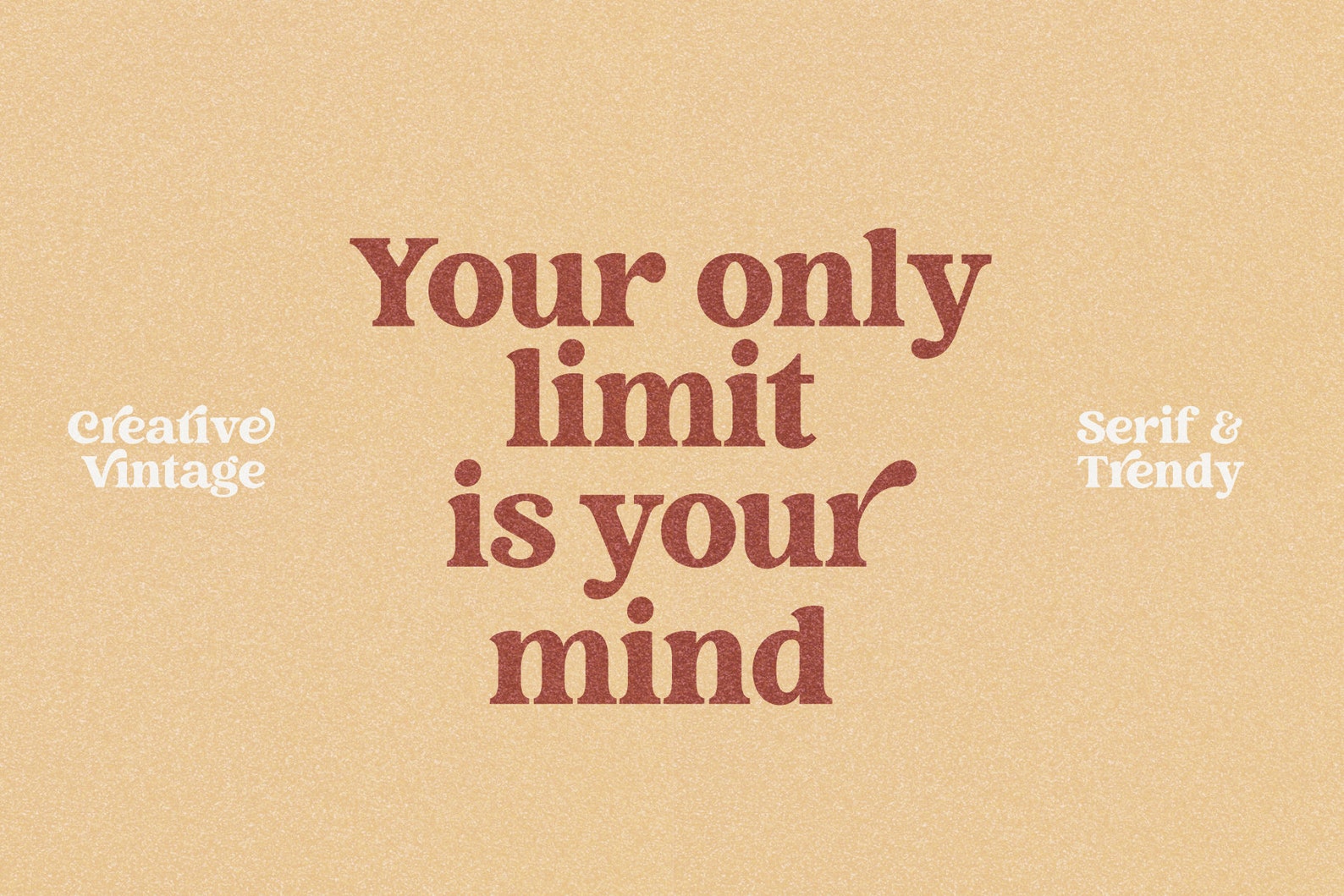 Creative Vintage Font Retro Alphabet Font, Retro Serif Font, 70s Font ...