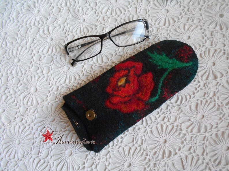 Felted Glasses Case READY TO SHIP Sunglasses Case Felt Cover - Etsy