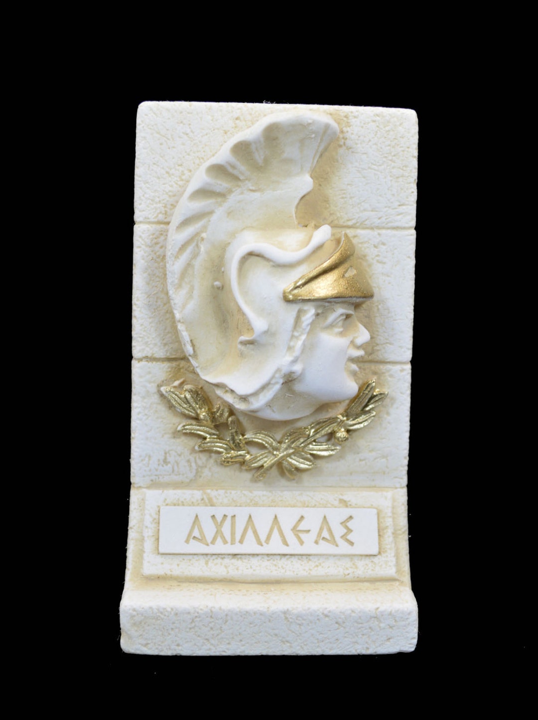 Achilles Alabaster Sculpture Patina Aged Artifact Ancient Demigod Hero ...