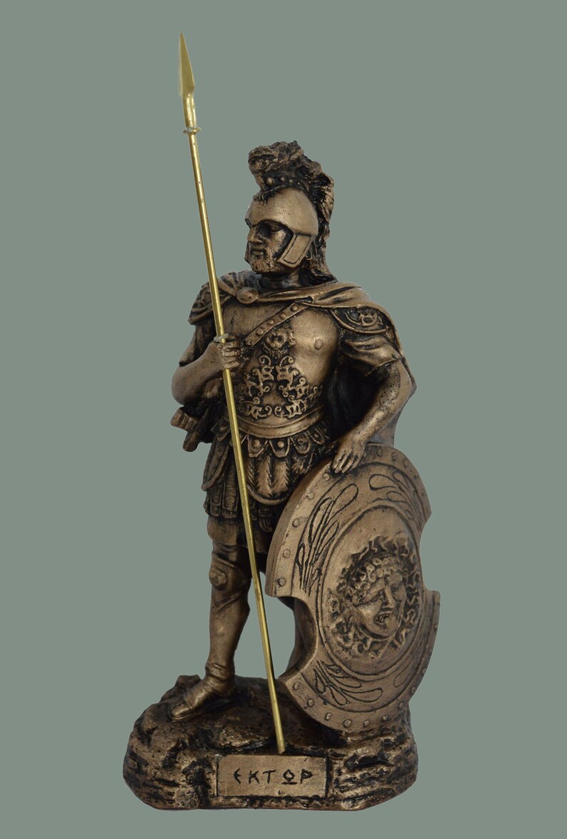Hector Sculpture Trojan Prince and Greatest Fighter of Troy - Etsy