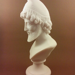 Odysseus Alabaster Sculpture Bust Hero of Homer's Epic - Etsy