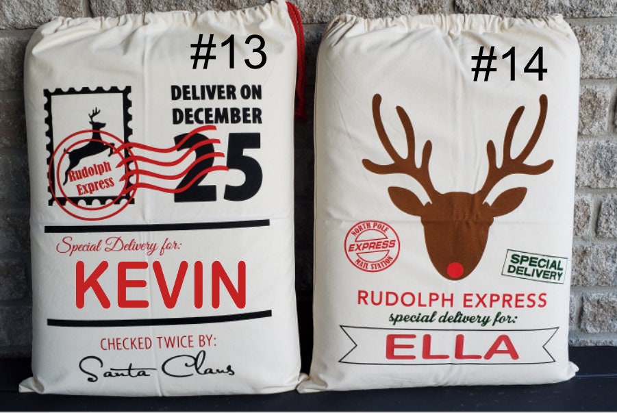 Personalized Santa Sacks Custom Christmas Santa Sacks - Etsy.de