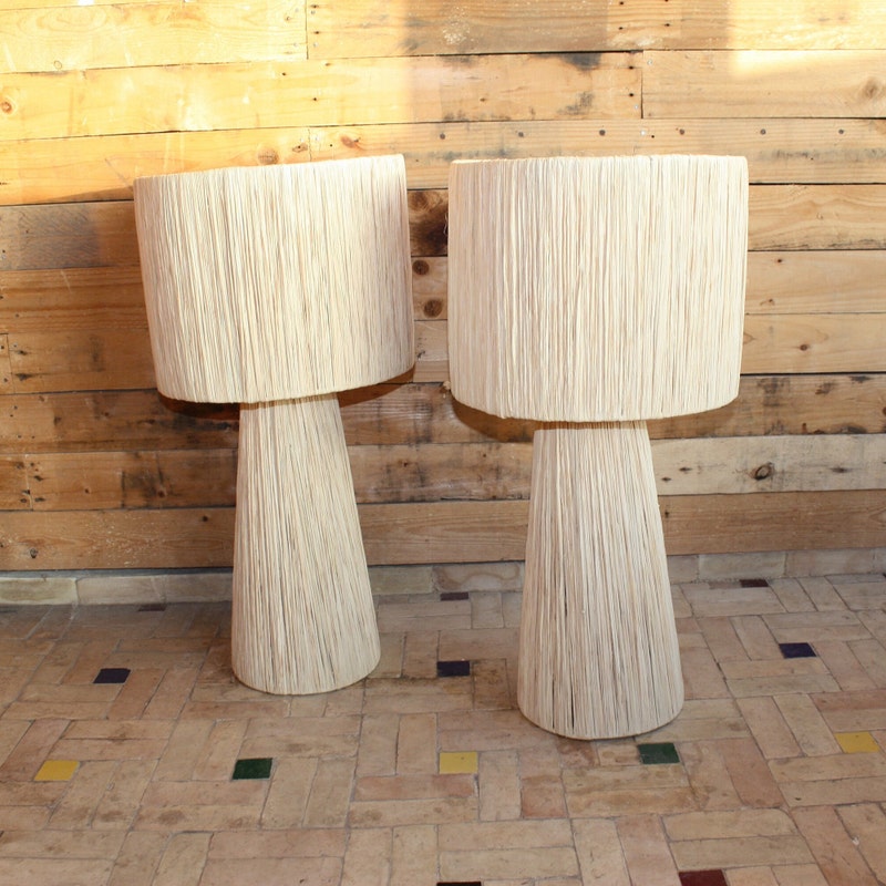 Raffia Lamp Shade - Etsy