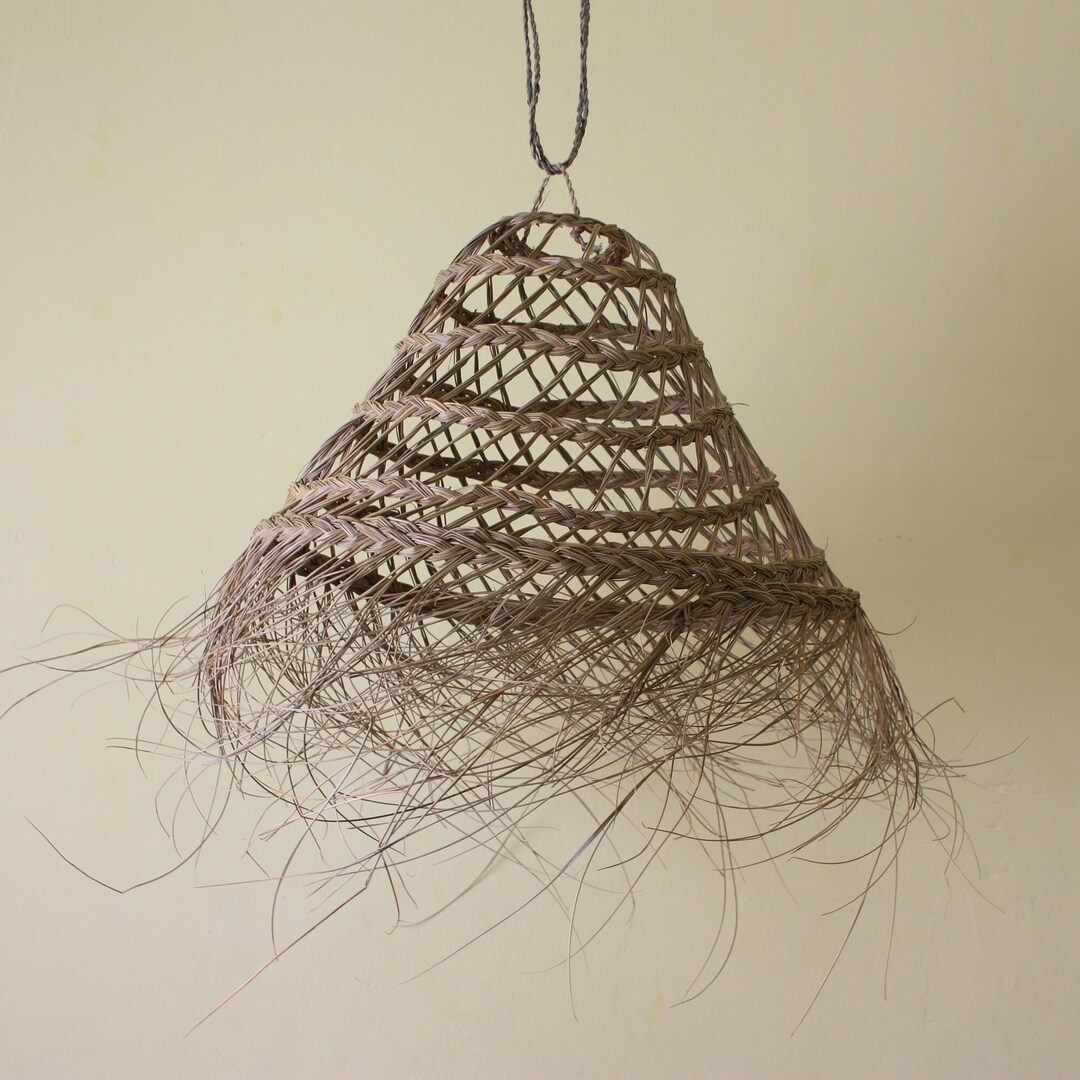 Handmade Rattan Lampshade Parasol Lamps Sea Grass Shade - Etsy