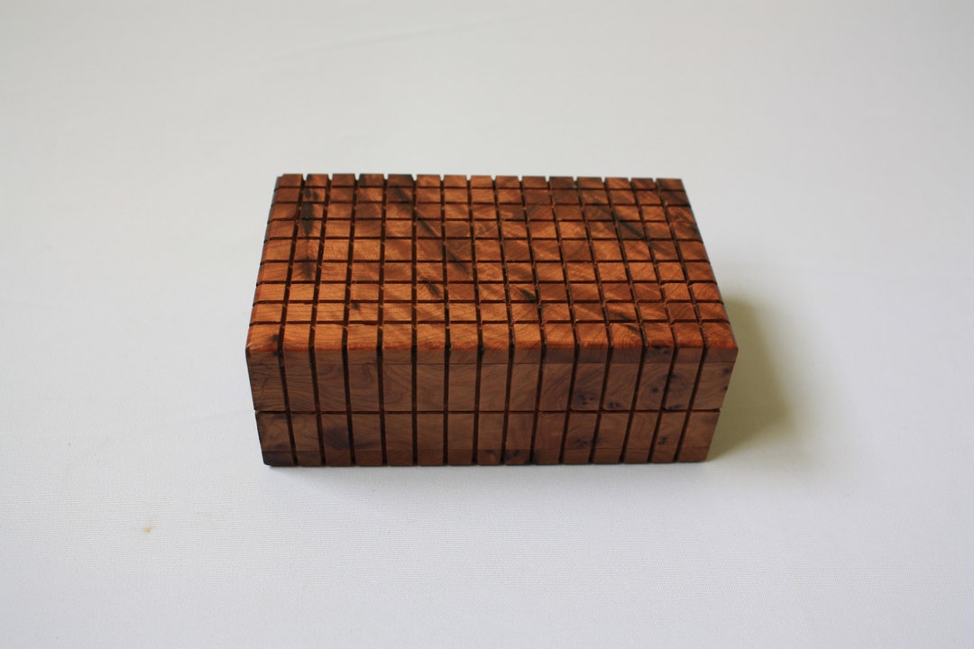 Wooden Puzzle Box Secret Jewelry Box Case Cider Wood Wooden Magic ...