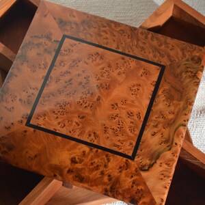 SET of Tow Unique Handmade Wooden Thuya Jewelry Box Secret - Etsy