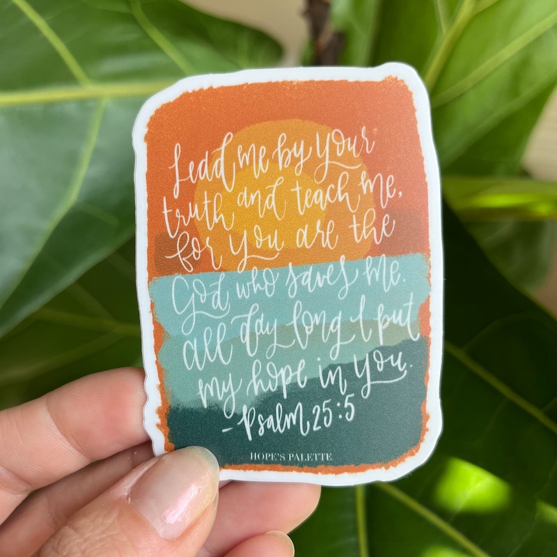Bible Verse Sticker - Etsy