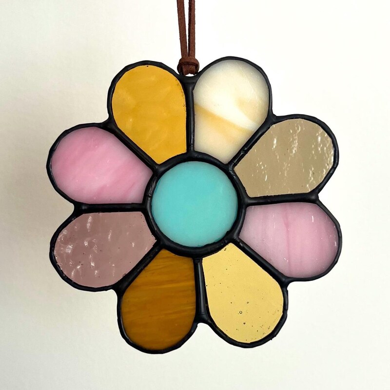 70s Stained Glass - Etsy