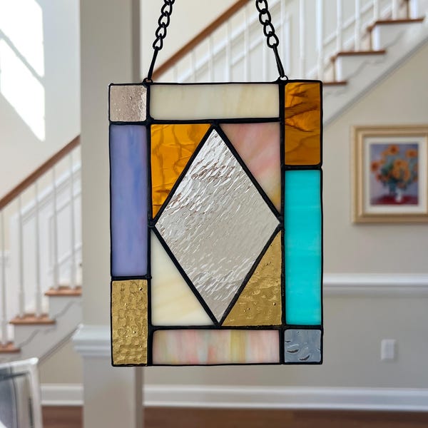 Stained Glass Panel - Etsy