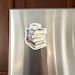 Book Stack & Tea Magnet: Vintage Bookworm Gift - Etsy