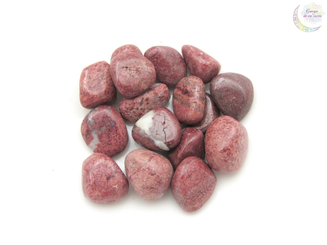 Thulite Tumbled Stone – Natural Crystal for Love, Positivity and Self ...