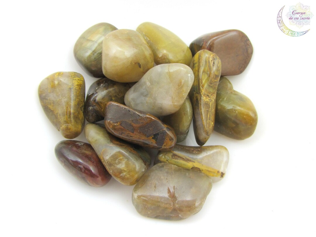 Snakeskin Jasper Tumbled Stone – Natural Protection and Grounding ...