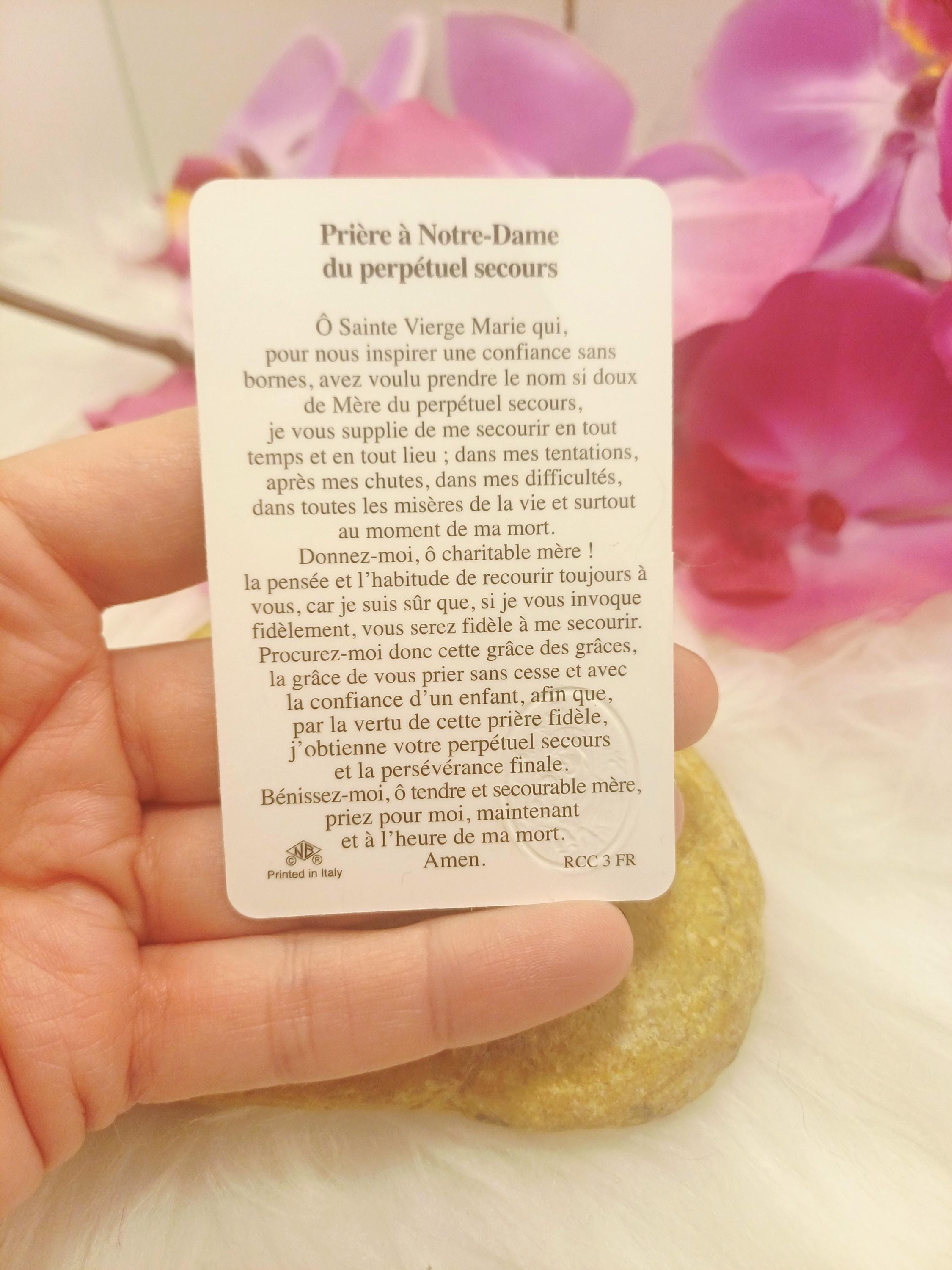 Our Lady of Perpetual Help Prayer Card – Marian Devotion, Religious ...