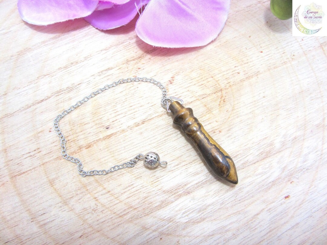 Thoth Pendulum, Tiger's Eye, Natural Stone, Dowsing - Etsy UK