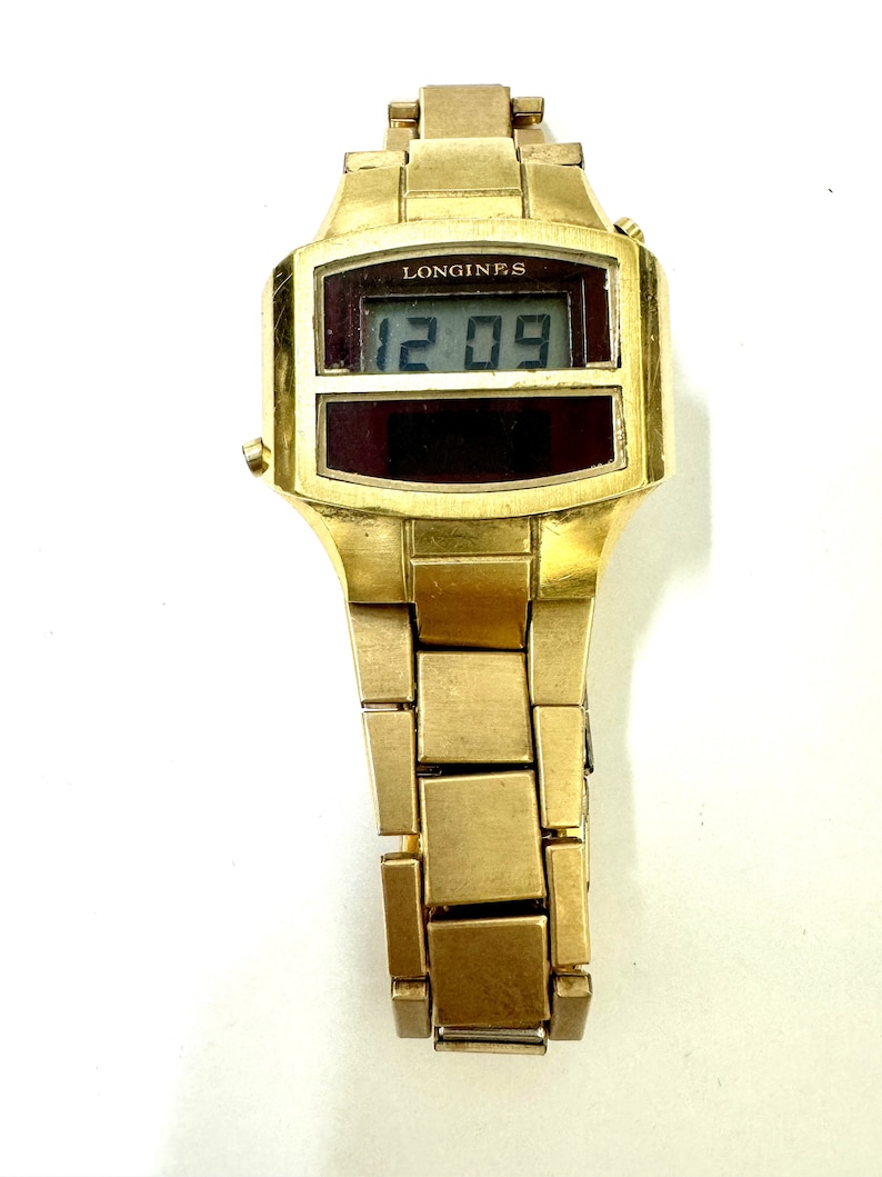 Extremely Rare Vintage Men's Longines Gemini Electronic Digital Watch ...
