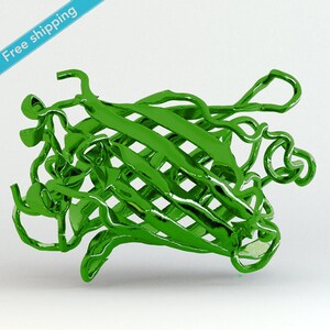 Custom 3D Printed Protein Molecule PDB 3A60 Crystal | Etsy