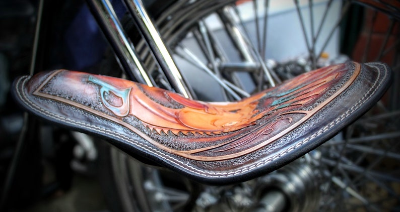Custom Solo Seat Bobber Chopper Harley Triumph Etc - Etsy
