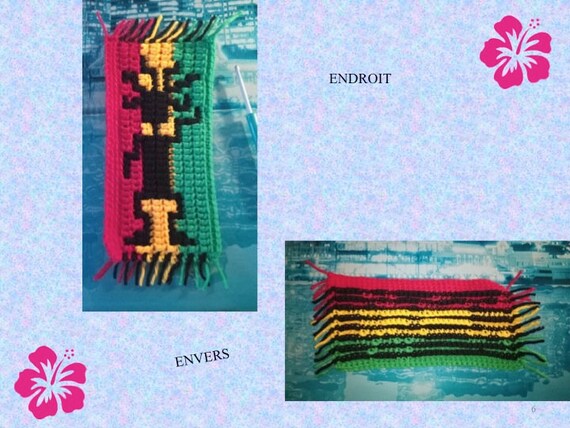 Chart RASTA 2+border for mosaic crochet Sewing & Fiber Crochet Craft ...