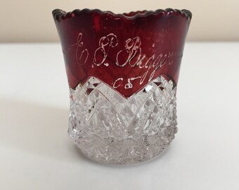 Ruby Glass Souvenir | Etsy