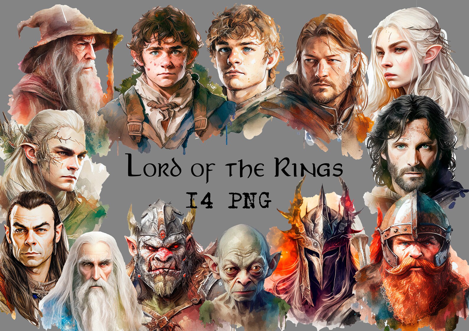 Lord of the Rings Clipart Set 14 Png Transparent Background Middle ...
