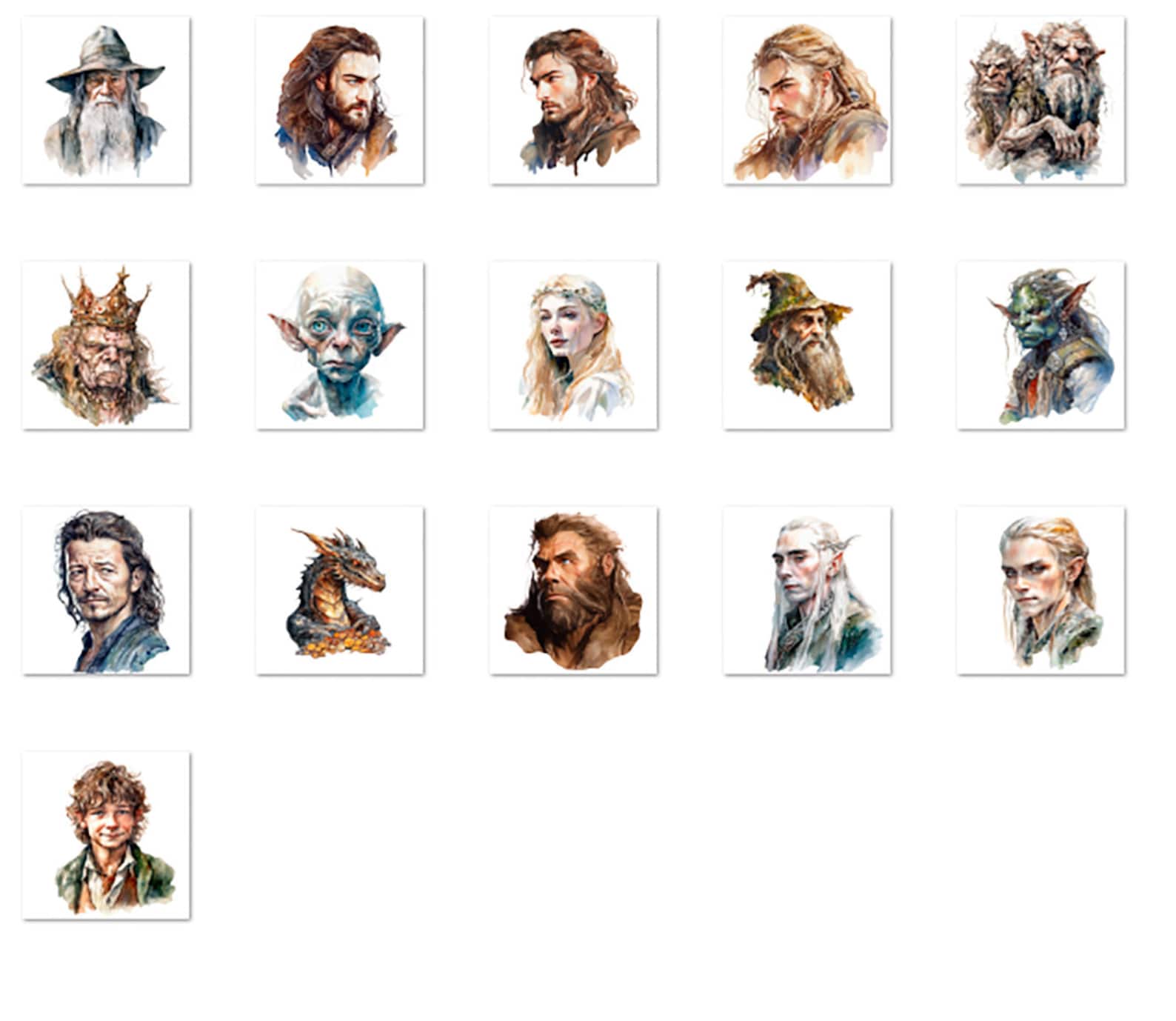 The Hobbit-lord of the Rings Clipart Set 16 Png Transparent Background ...