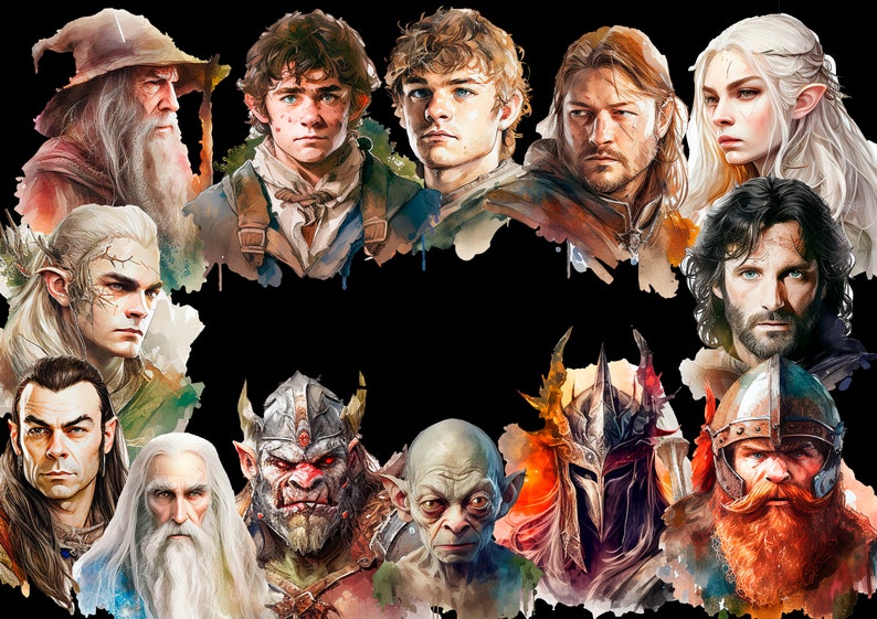 Lord of the Rings Clipart Set 14 Png Transparent Background Middle ...