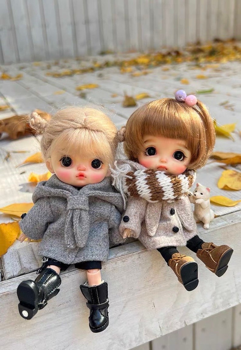 New Arrival Handmade OB11 Coat Molly Outfit 1/12 BJD Clothing GSC Coat ...