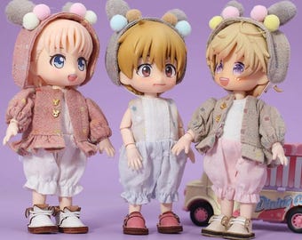 New Arrival Handmade OB11 Coat Molly Outfit 1/12 BJD Clothing GSC Coat ...