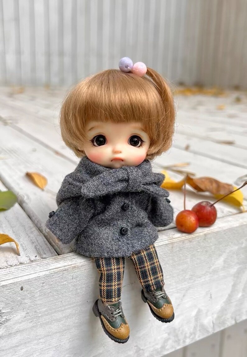 New Arrival Handmade OB11 Coat Molly Outfit 1/12 BJD Clothing GSC Coat ...